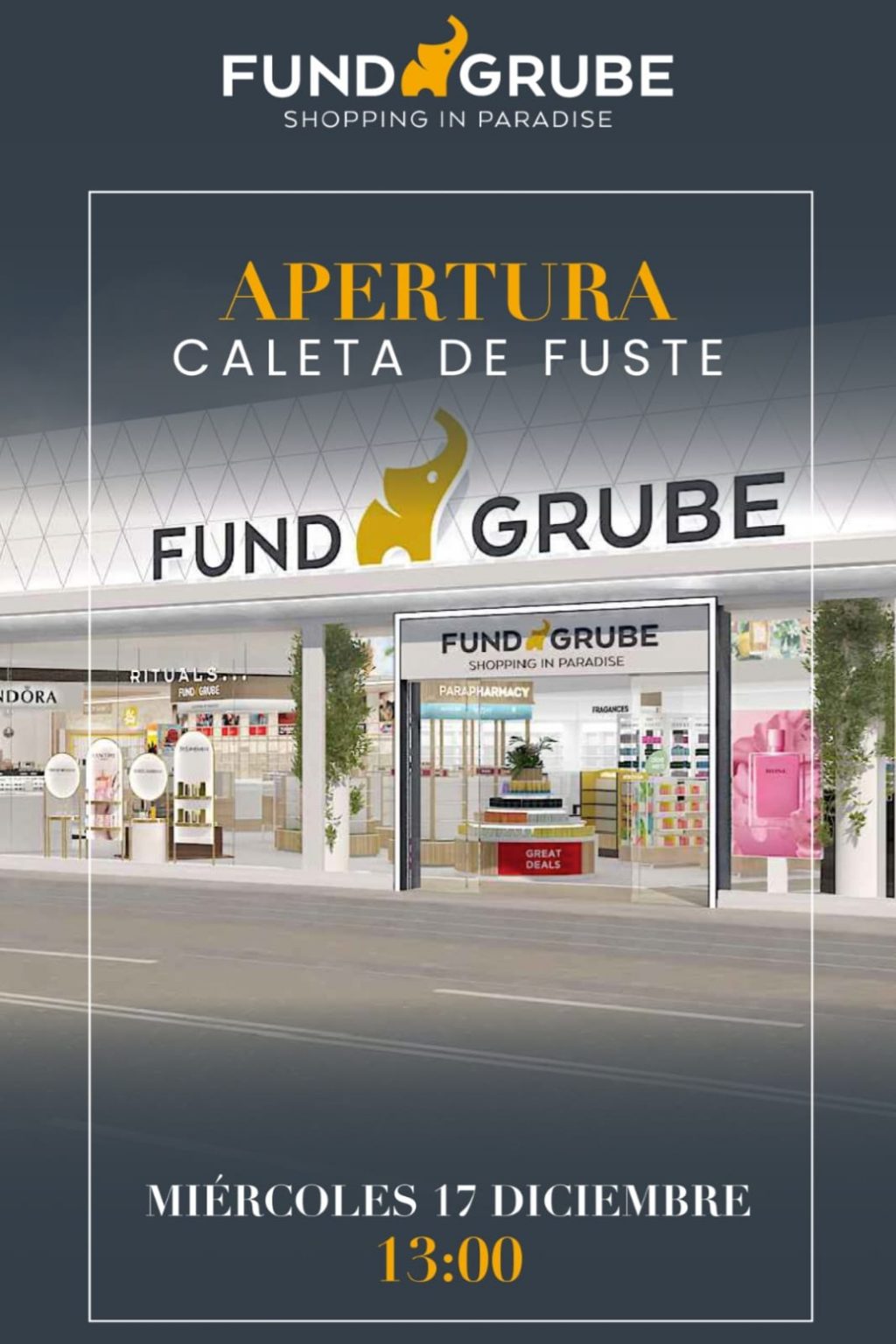 Fund Grube inaugura hoy su nueva tienda en Caleta de Fuste ...